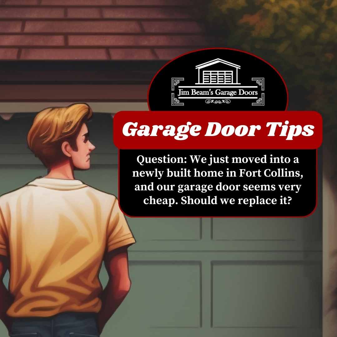 We just moved into a newly built home in Fort Collins, and our garage ...